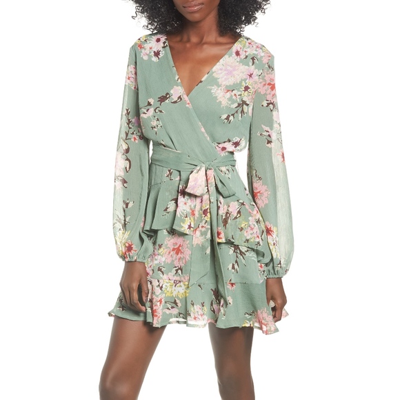 love, Fire | Dresses | Tiered Floral Wrap Dress | Poshmark